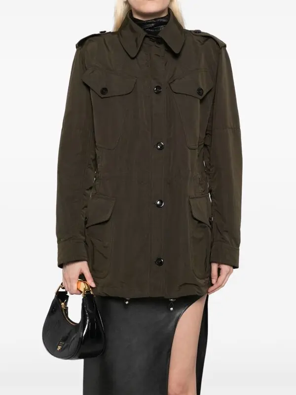 TOM FORD Drawstring Waist Military Jacket