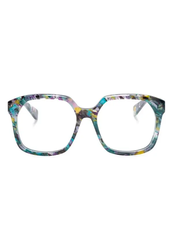 Chloé Harlequin Eyeglasses - Blue