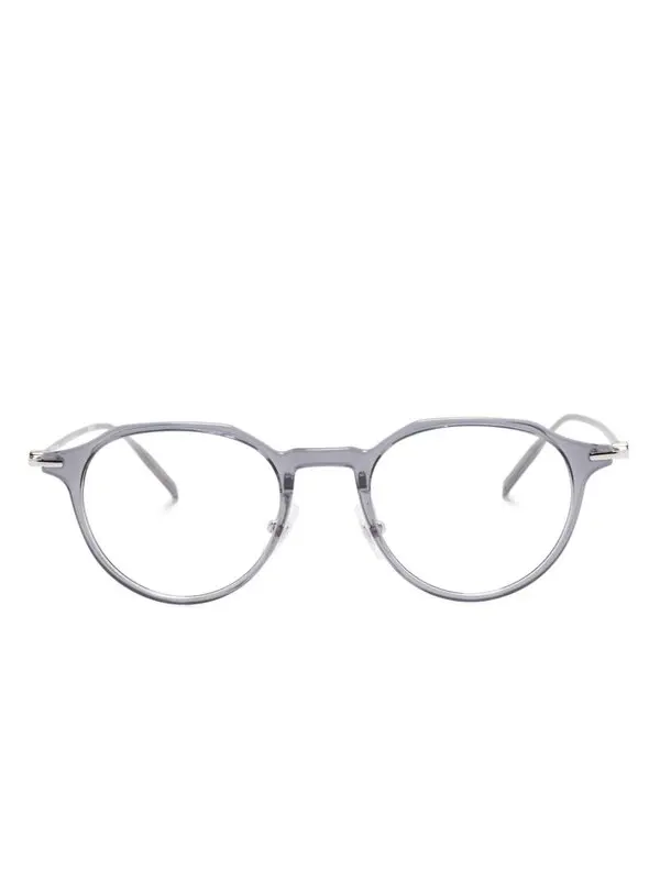 Montblanc Round-frame Glasses - Grey