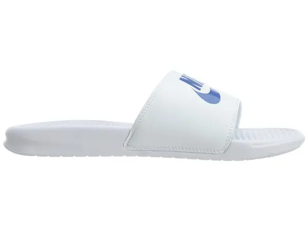 Nike Benassi Jdi Slides - White Varcity Royalone-colorwhite