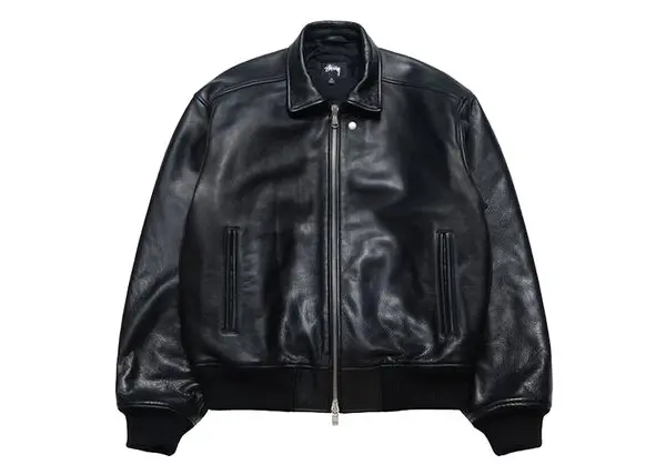 StÜssy Leather Flight Jacket