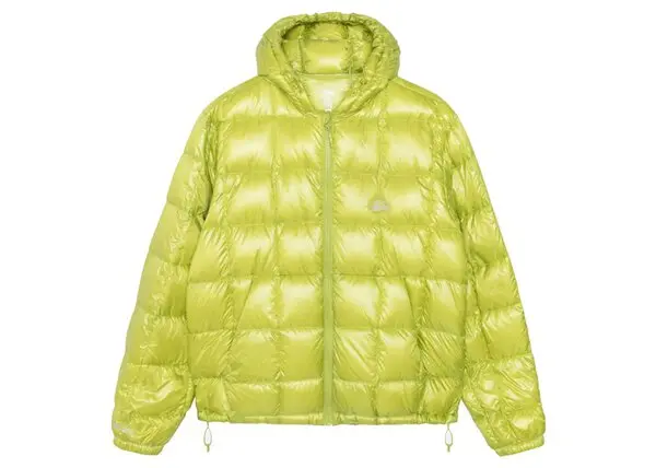 StÜssy Hooded Puffer - Lime
