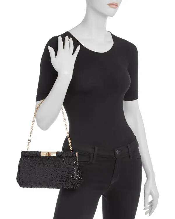 Dolce & Gabbana Marlene Embellished Medium Shoulder Bag