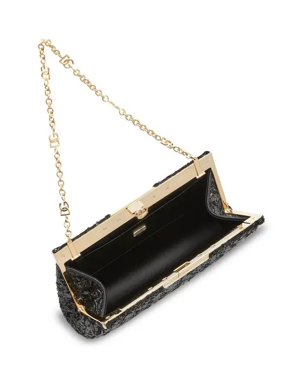 Dolce & Gabbana Marlene Embellished Medium Shoulder Bag