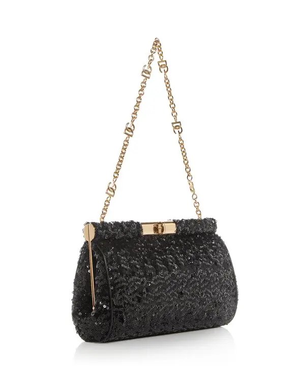 Dolce & Gabbana Marlene Embellished Medium Shoulder Bag