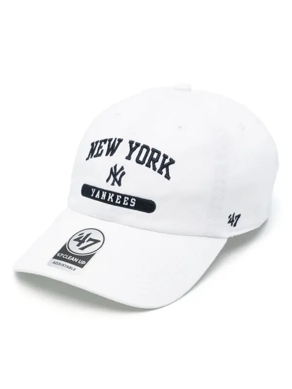 SPORTY & RICH X '47 And The New York Yankees Cotton Cap - White