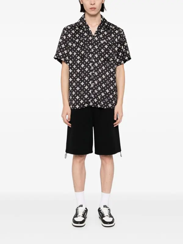 Rhude Cross Bandana Shirt - Black