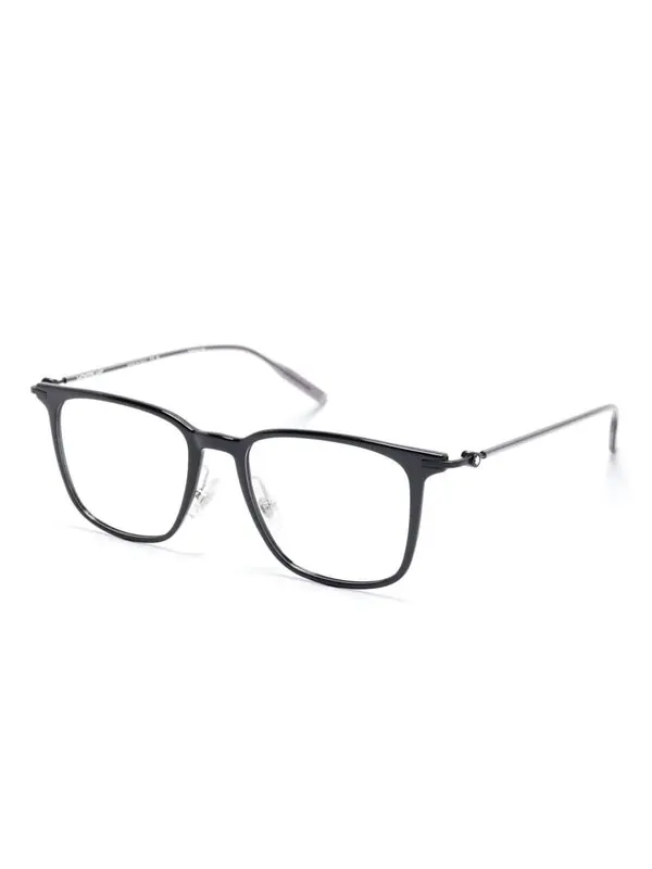 Montblanc Square-frame Eyeglasses - Black