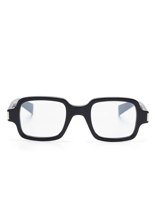 Saint Laurent Rectangle-frame Glasses - Black