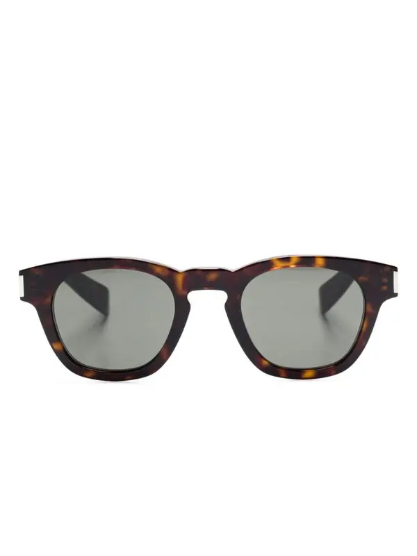 Saint Laurent Square-frame Sunglasses - Brown