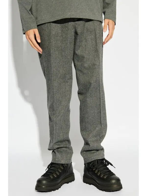 Moncler Herringbone Tailored Trousers