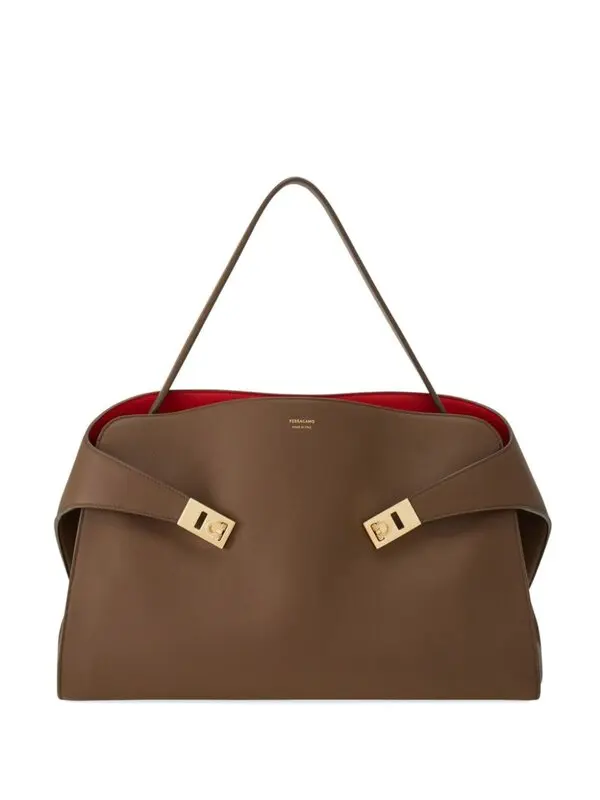 FERRAGAMO Medium Hug Shoulder Bag
