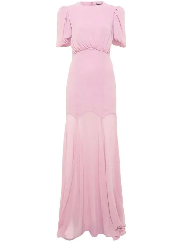 knee length dresses for ladies Rent De La Vali Yellow Agua Maxi Dress main image 0