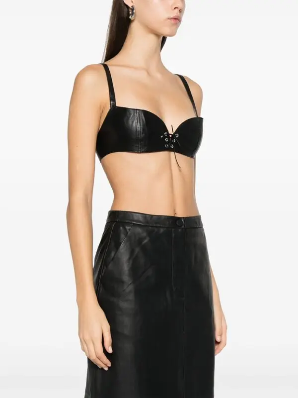 LUDOVIC DE SAINT SERNIN Easy Cleavage Crop Top