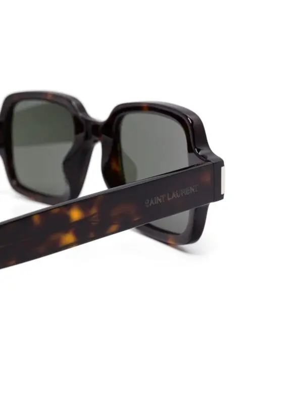 Saint Laurent Tortoiseshell Sunglasses - Black