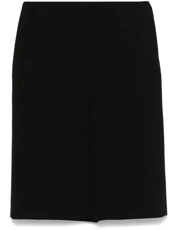 Gucci Wool Crepe Midi Skirt