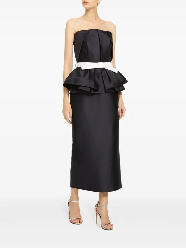 Dice Kayek Bow-detailing Midi Dress