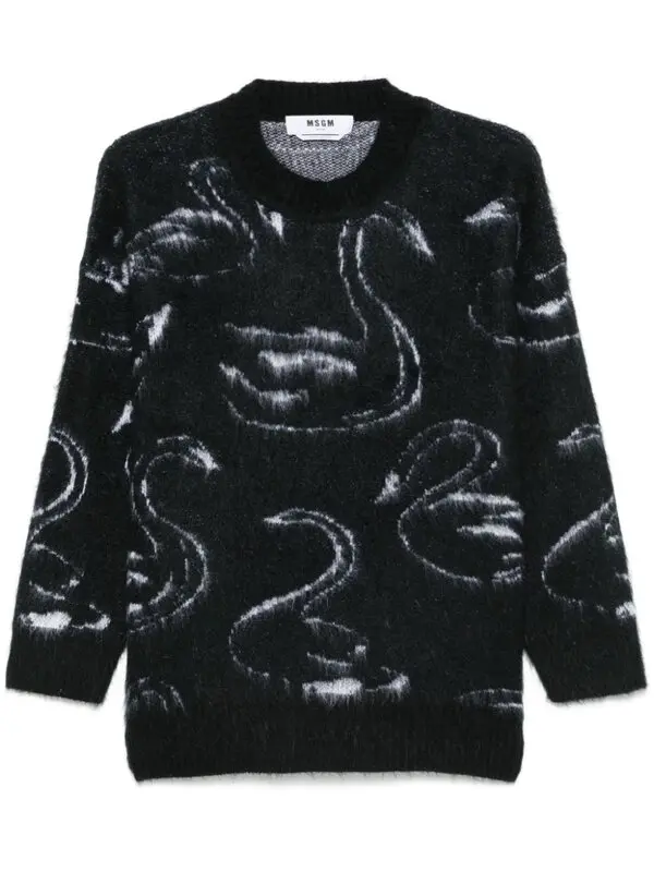 MSGM Patterned Jacquard Sweater
