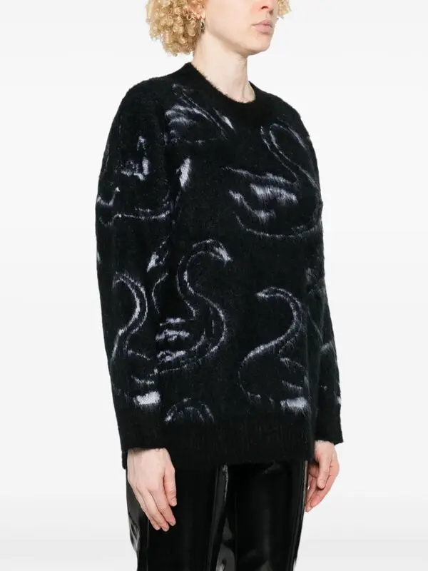 MSGM Patterned Jacquard Sweater