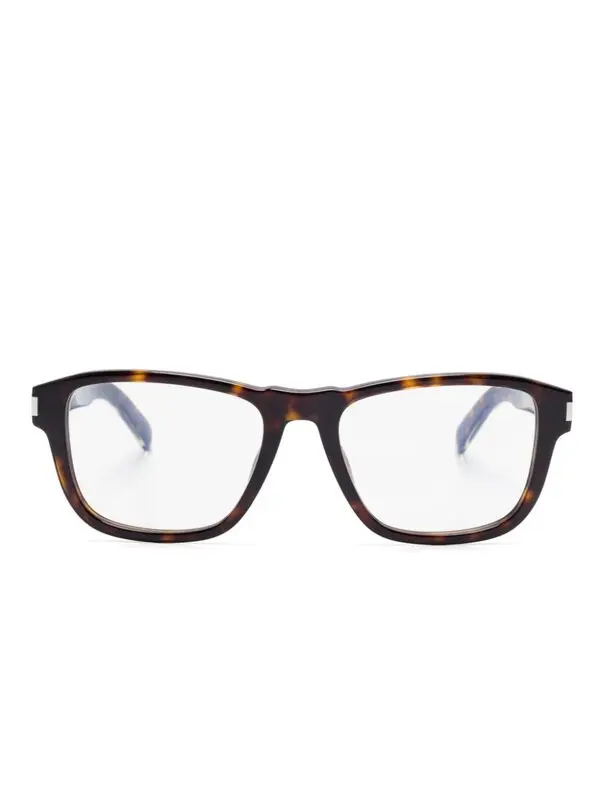Saint Laurent Tortoiseshell Glasses - Brown