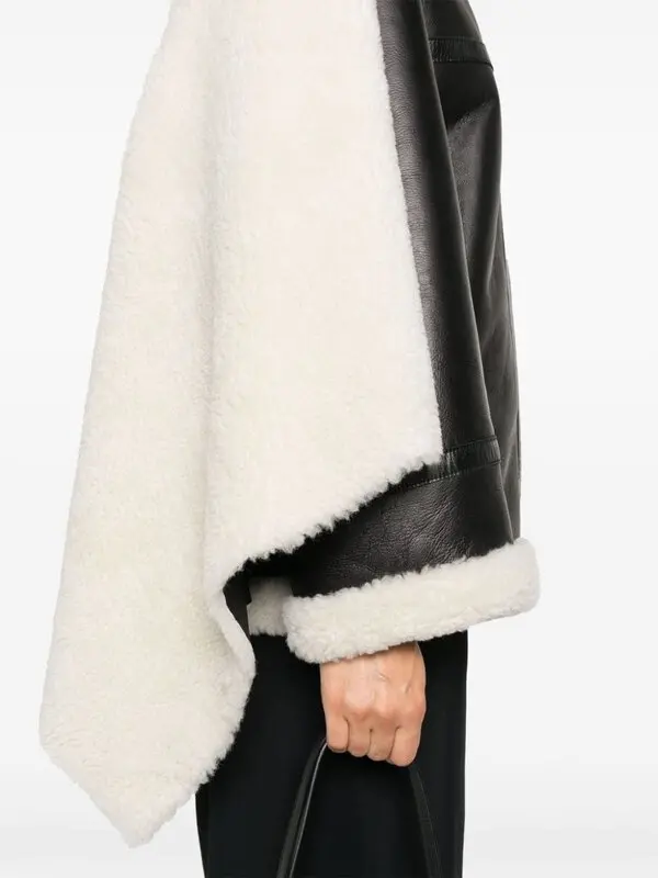 ALAINPAUL Shearling Cape Jacket