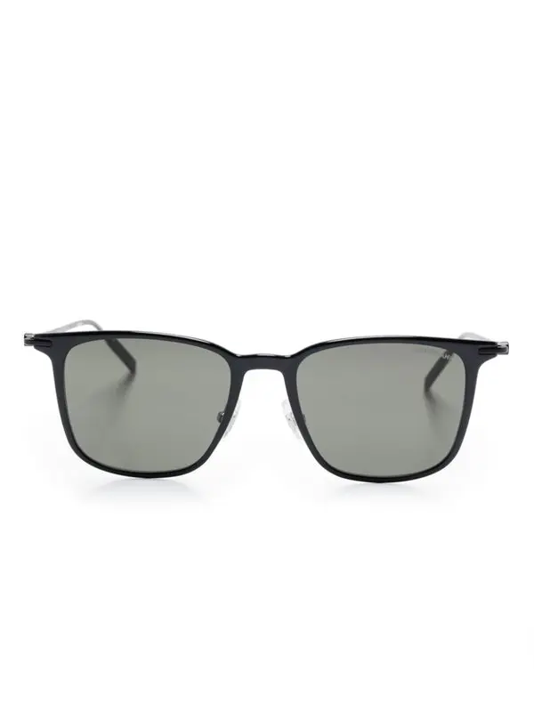 Montblanc Rectangle-frame Sunglasses - Black