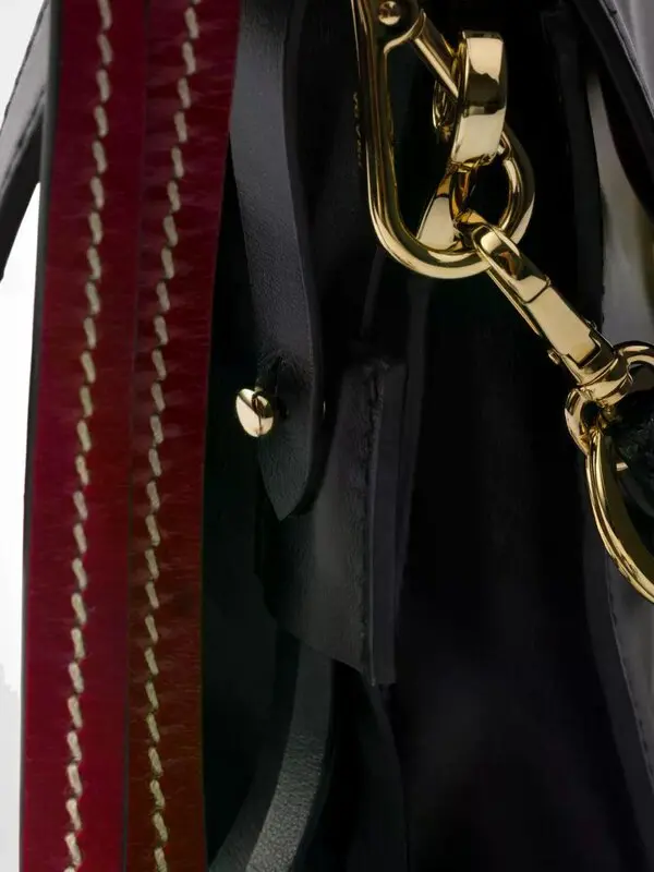 Prada Soft Sound Small Leather Shoulder Bag With Charms