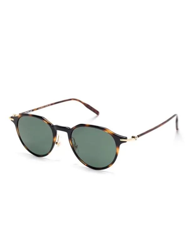 Montblanc Tortoiseshell-effect Sunglasses