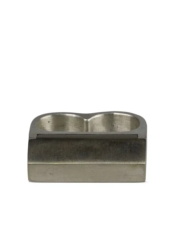 PARTS OF FOUR Plate Double Ring - Silver