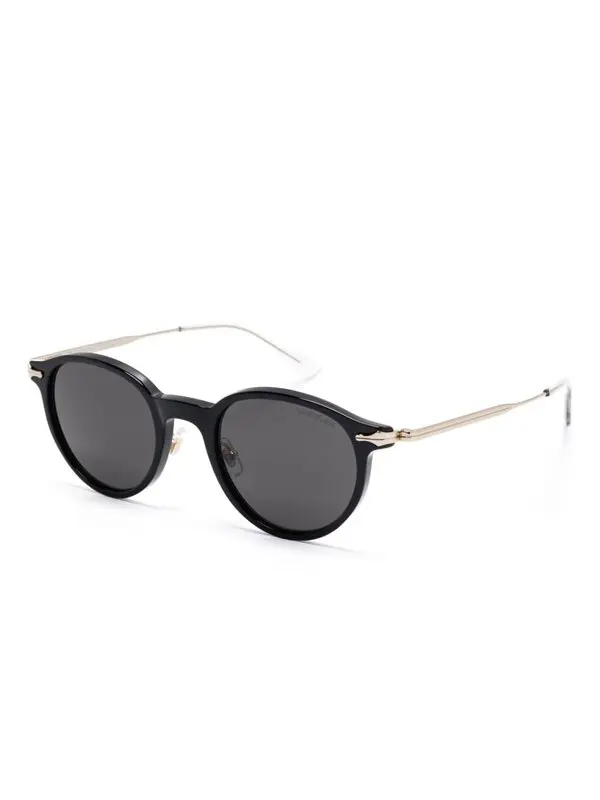 Montblanc Round-frame Sunglasses - Black