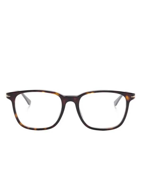 Montblanc Square-frame Eyeglasses - Brown