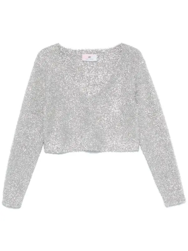 CHIARA FERRAGNI Lurex Sweater