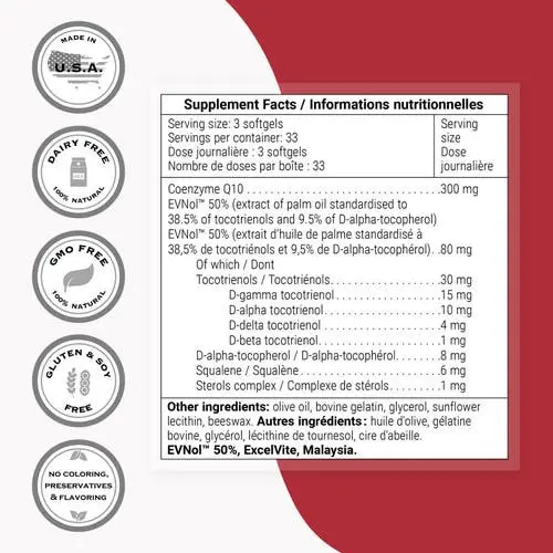SUPERSMART Coenzyme Q10 + Tocotrienols