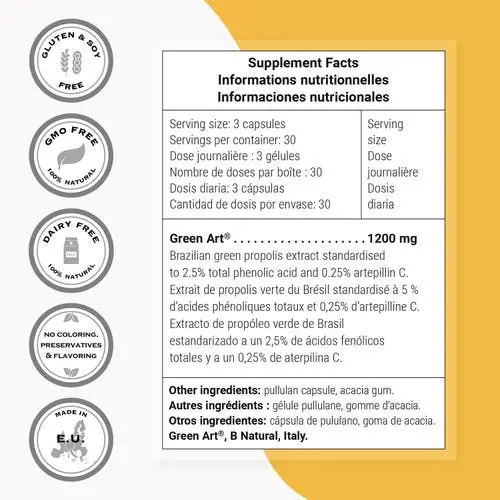SUPERSMART Green Propolis 1200mg
