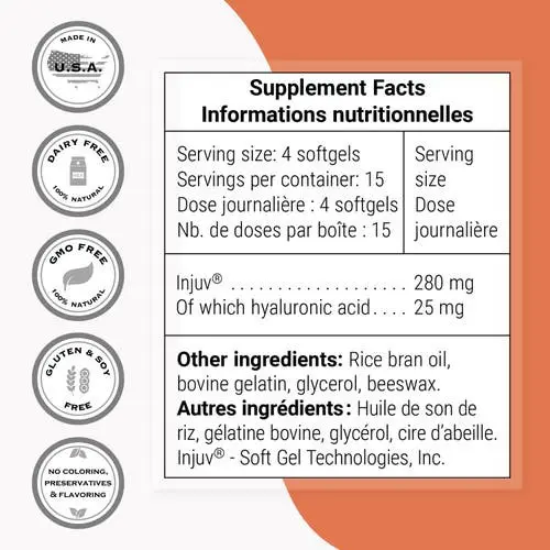SUPERSMART Injuv Hyaluronic Acid 280mg