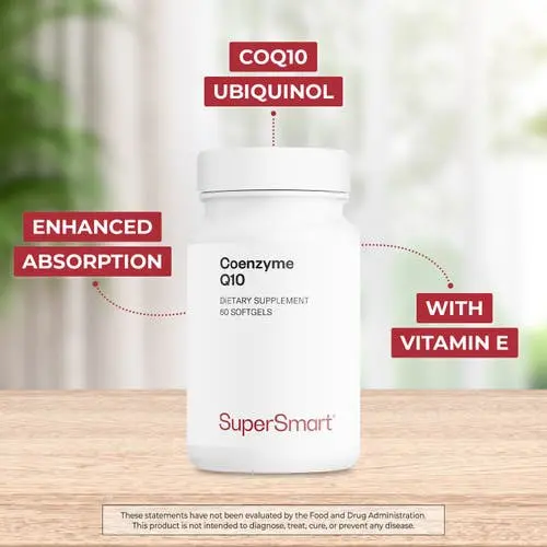 SUPERSMART Coenzyme Q10 90mg Per Day