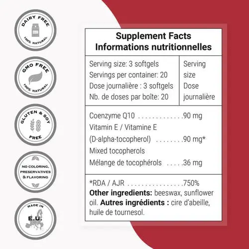 SUPERSMART Coenzyme Q10 90mg Per Day
