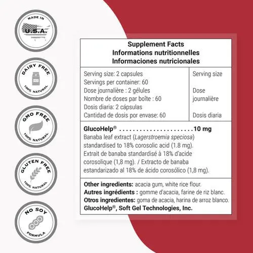 SUPERSMART Glucofit Banana 10 Mg Per Day