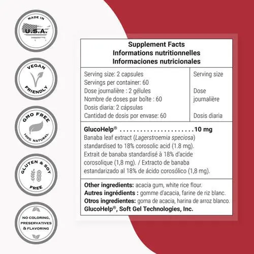 SUPERSMART Glucofit Banana 10 Mg Per Day