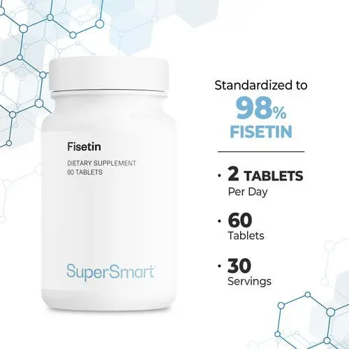 SUPERSMART Fisetin 500mg Per Day