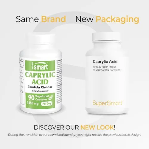 SUPERSMART Caprylic Acid 1350mg Per Day