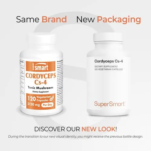 SUPERSMART Cordyceps Cs-4 3150mg Per Day