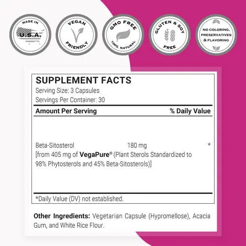 SUPERSMART Beta-sitosterol Supplement