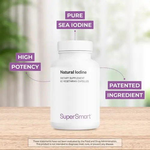 SUPERSMART Natural Iodine 1000mg