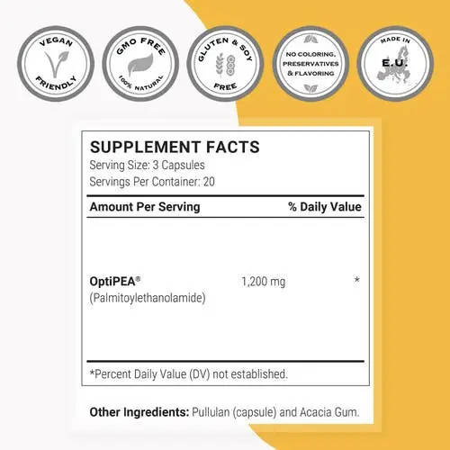 SUPERSMART 99% Pea Supplement 1200mg