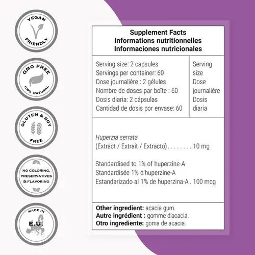 SUPERSMART Huperzine-a 100 Mcg Per Day
