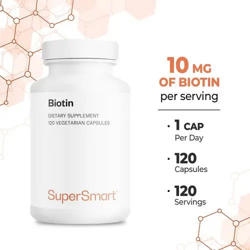 SUPERSMART Biotin 10,000mcg / 10g