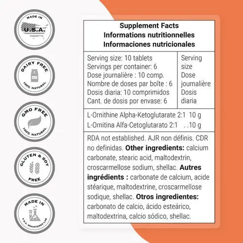 SUPERSMART Ornithine Alpha Ketoglutarate