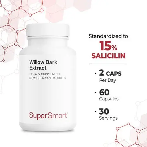 SUPERSMART Willow Bark Extract 530mg