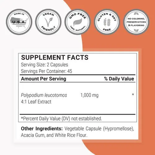 SUPERSMART Polypodium Leucotomos Extract